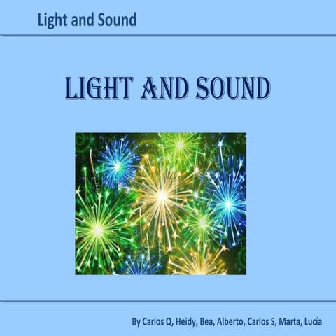 Science review light sound | PPT