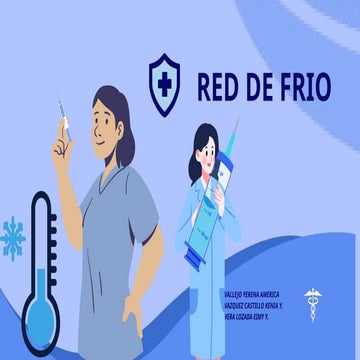 diapositivas de cadena de frio en enfermería | PPTX