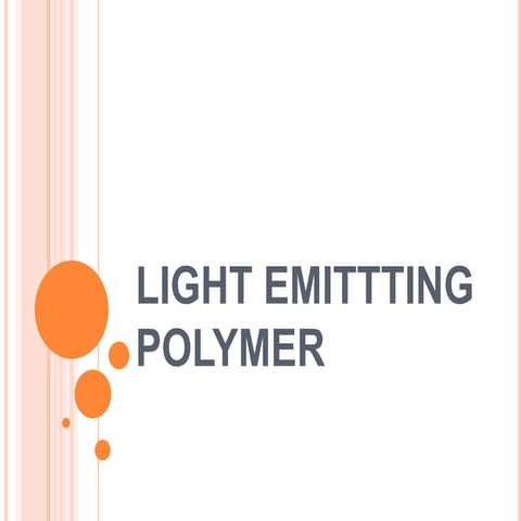 Organic light emitting diode | PDF