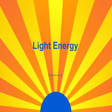 Light Energy | PPT