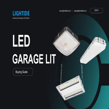 Light Up Smarter, Not Harder: Grab Our LED Garage Canopy Lights Buying ...