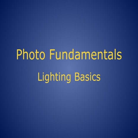 Lighting | PPT