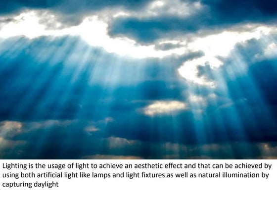 BASIC TYPES OF ARTIFICIAL LIGHTING | PPT