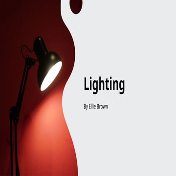 Lighting.pptx........................... | PPTX