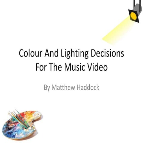 Film language: Mise-en-scene - colour | PPTX