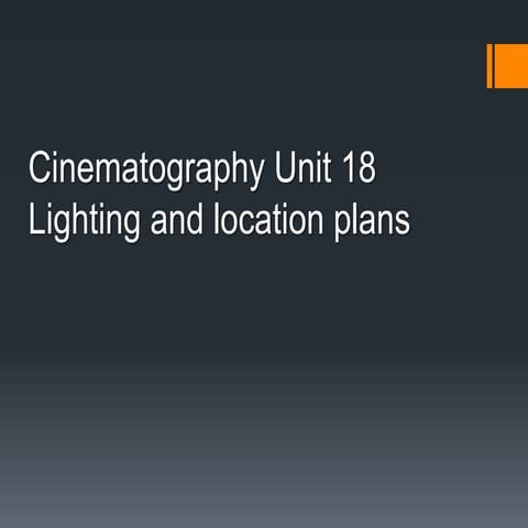 Blocking plans for our film | PPTX