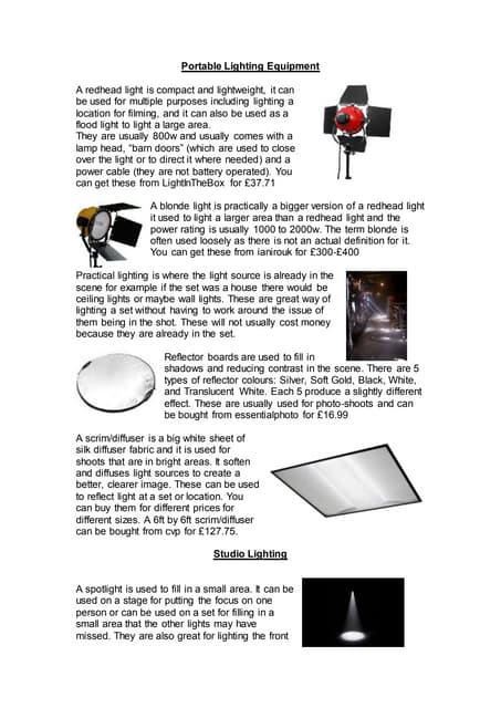 Lighting | PDF