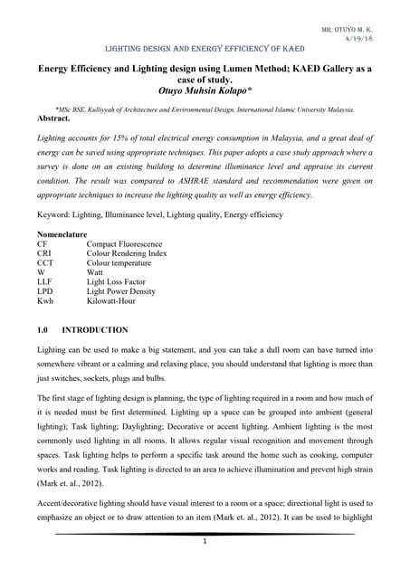 Lighting For Libraries | PDF