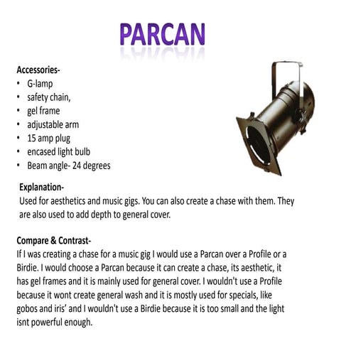 Lighting checklist | PPTX