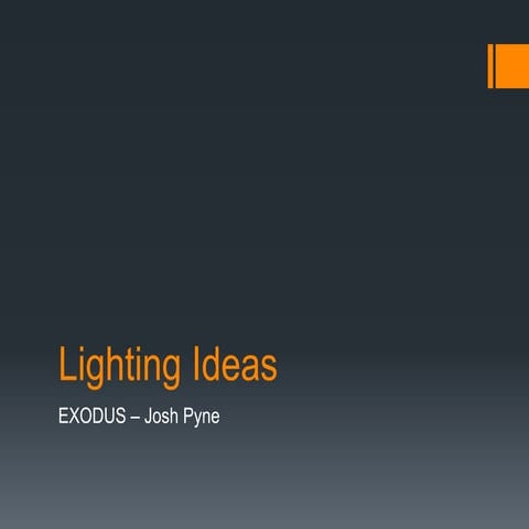 Lighting ideas | PPTX
