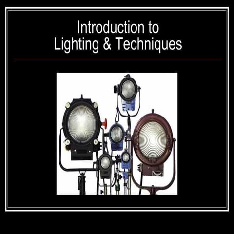 Lighting intro -_day_9.ppt[1] | PDF