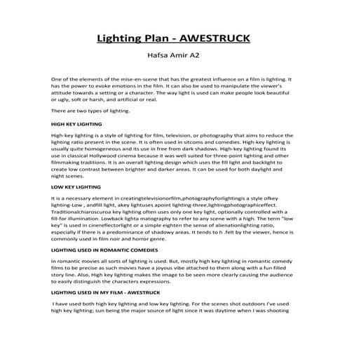 Types of lighting (1) | PPTX