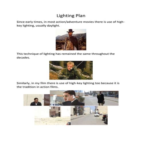Lighting plan | DOCX