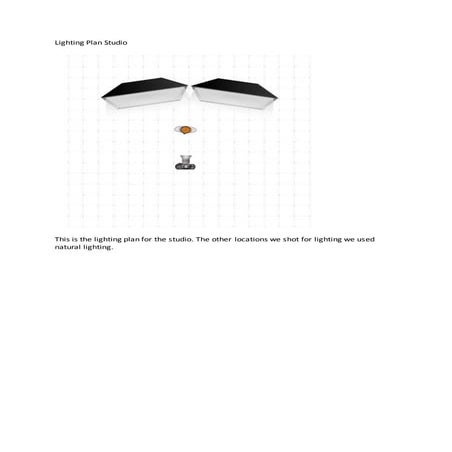Lighting plan studio | DOCX