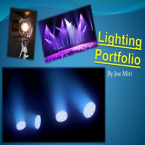 Lighting portfolio | PPT