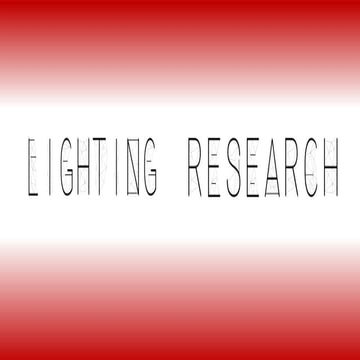 Lighting Research presentation | PPTX