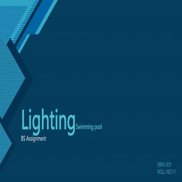 LightingSwimming pool.pptx