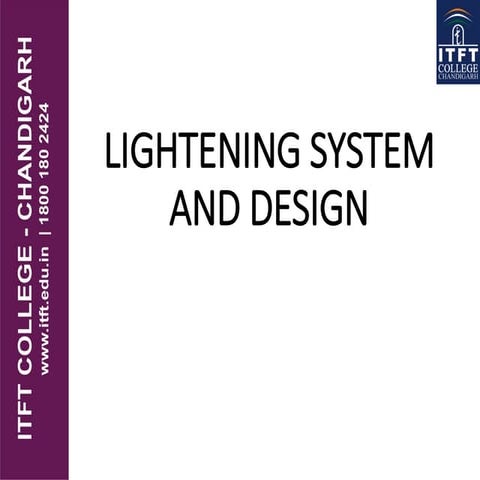 ITFT-- Lighting and design | PPT