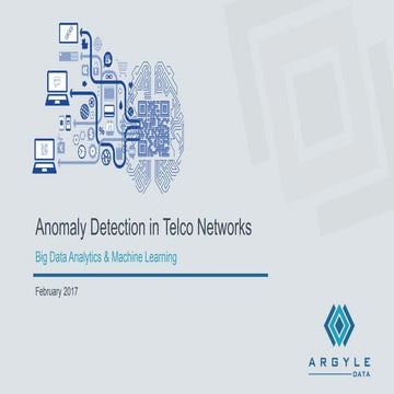 Anomaly Detection in Telco Networks | PPT