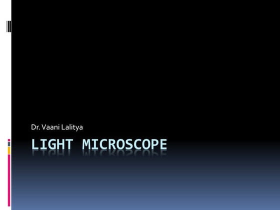 Light microscope vs. Electron microscope | PPTX