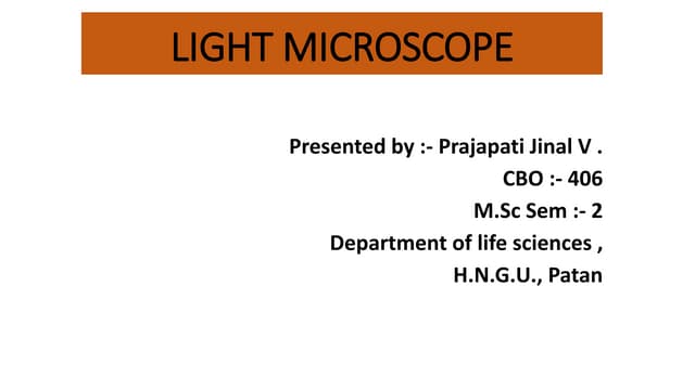 Light Microscope_ Principle, Types, Parts, Diagram.pdf | Physics | Science