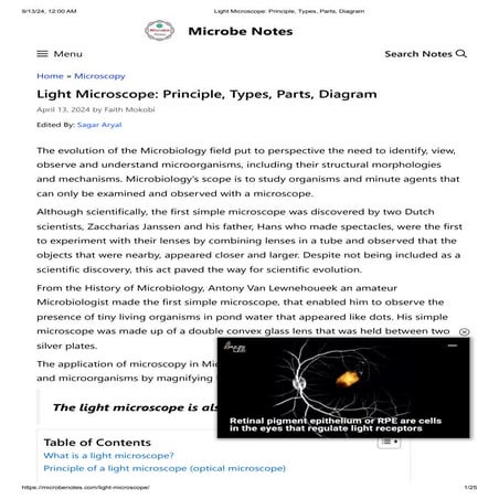 Light Microscope_ Principle, Types, Parts, Diagram.pdf