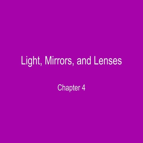 Light and Color | PPT