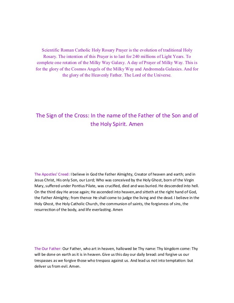 Light mysteries on thursday scientific holy rosary