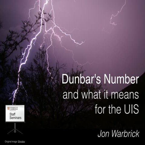Dunbar's Number, and what it means to the UIS | PDF