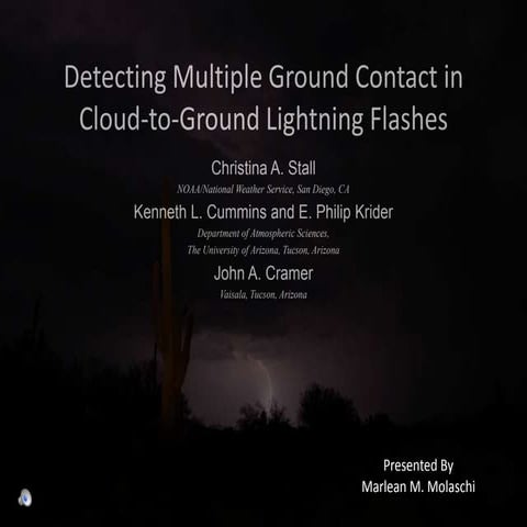 Lightning Presentation | PPTX | Weather | Science