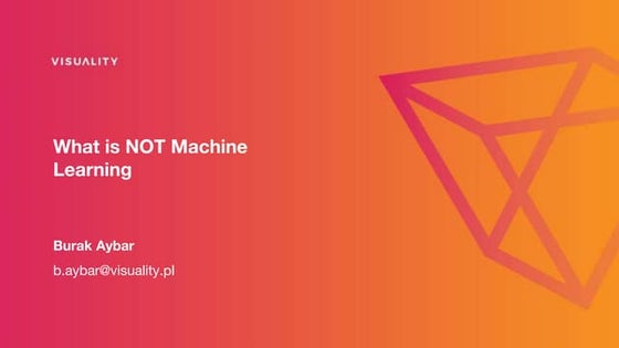 Machine learning | PPTX | Artificial Intelligence | Technology & Computing