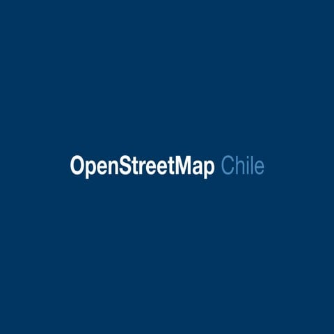 Lightning Talk de OpenStreetMap Chile en Encuentro Linux 2010 | PPT