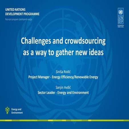 Lightning talks challenges and crowdsourcing as a way to gather new ...