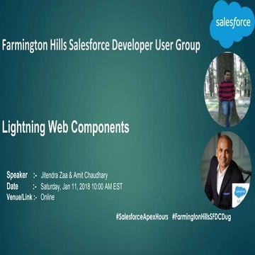 Intro to lwc - dev week slides