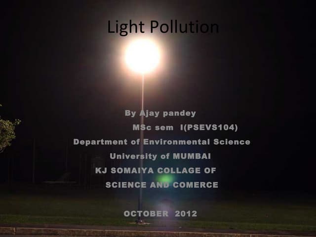 Light pollution ppt.pptx