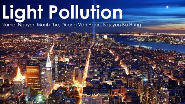 Light pollution ppt.pptx