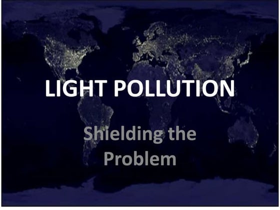 How light pollution affects wildlife | PPTX | Zoos & Aquariums ...