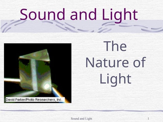 Dispersion of light | PPT