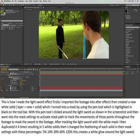 Lightsaber effect | PPTX