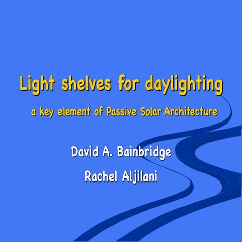Light shelves for daylighting 2013 | PDF