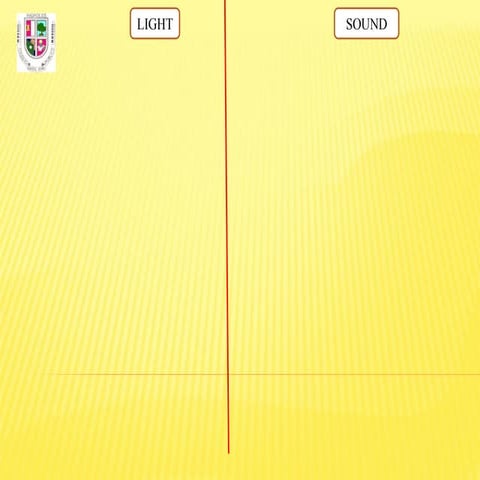 Light & sound.diagram. englishl | PPT