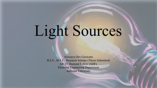 Different Types of Lamps and Luminaries | PDF