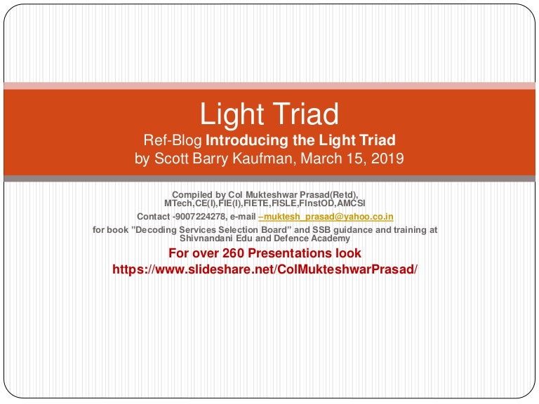 Light Triad