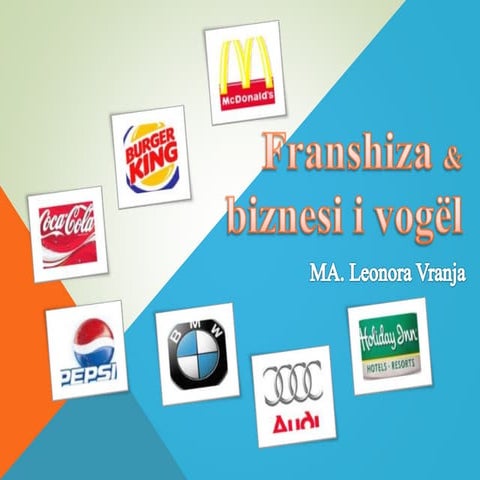 Ligj. nr. 4, franshiza dhe biznesi i vogel | PPTX