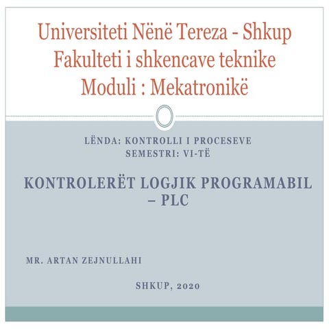 Kontroleret logjike progrmabil | PPTX