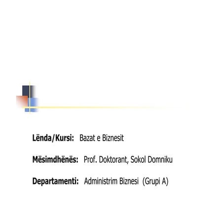 Ligjerata hyrese | PPT