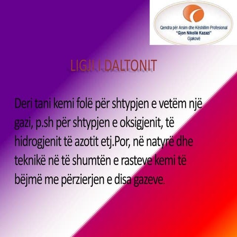 Ligji i daltonit | PPTX