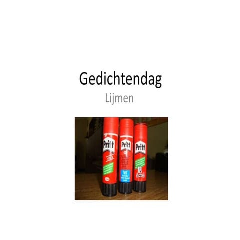 Lijmen | PPT