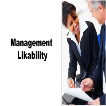 Management Likability | PPT