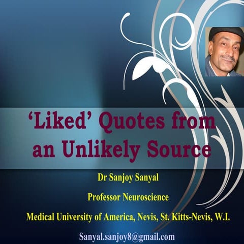 Liked quotes from an unlikely source | PPT
